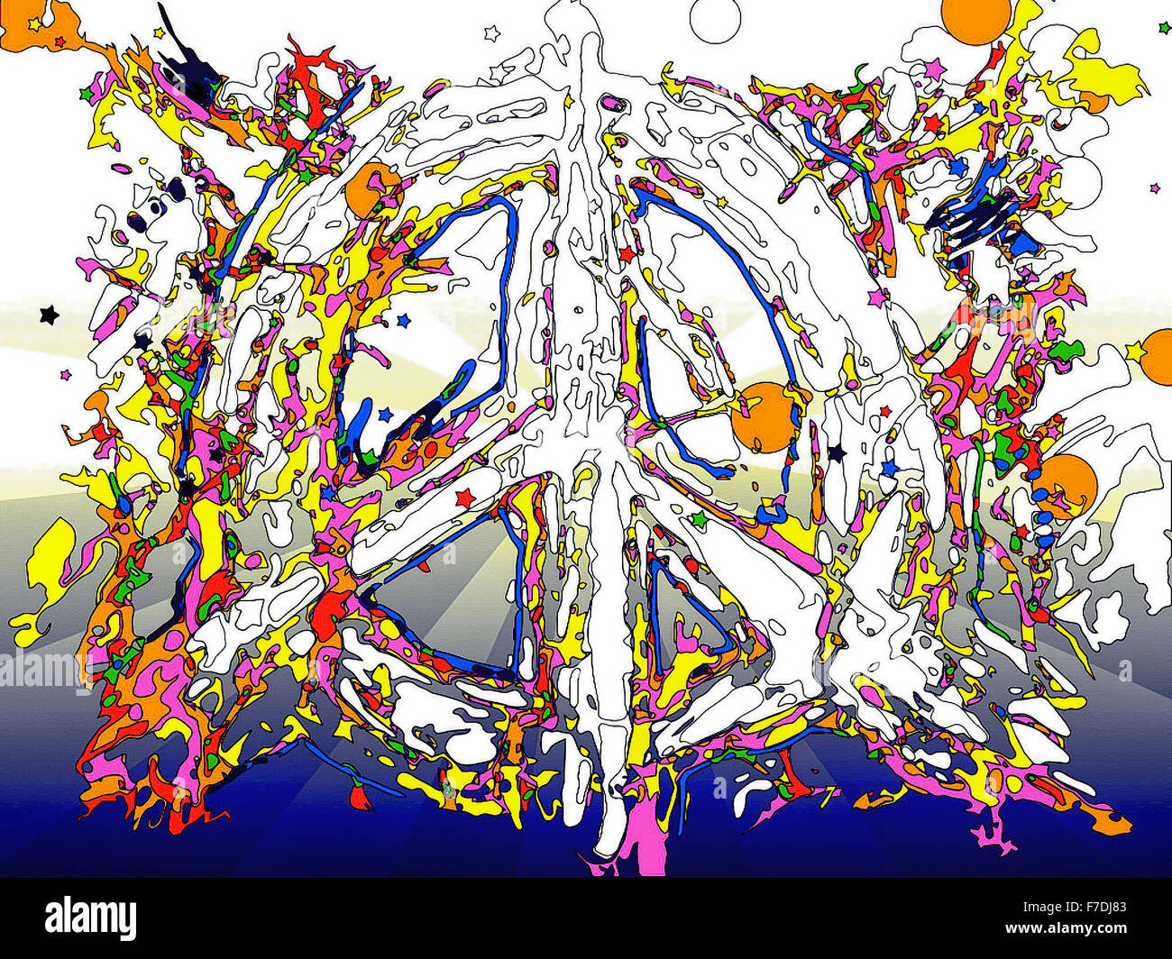 Psychedelic power hi-res stock photography and images - Alamy