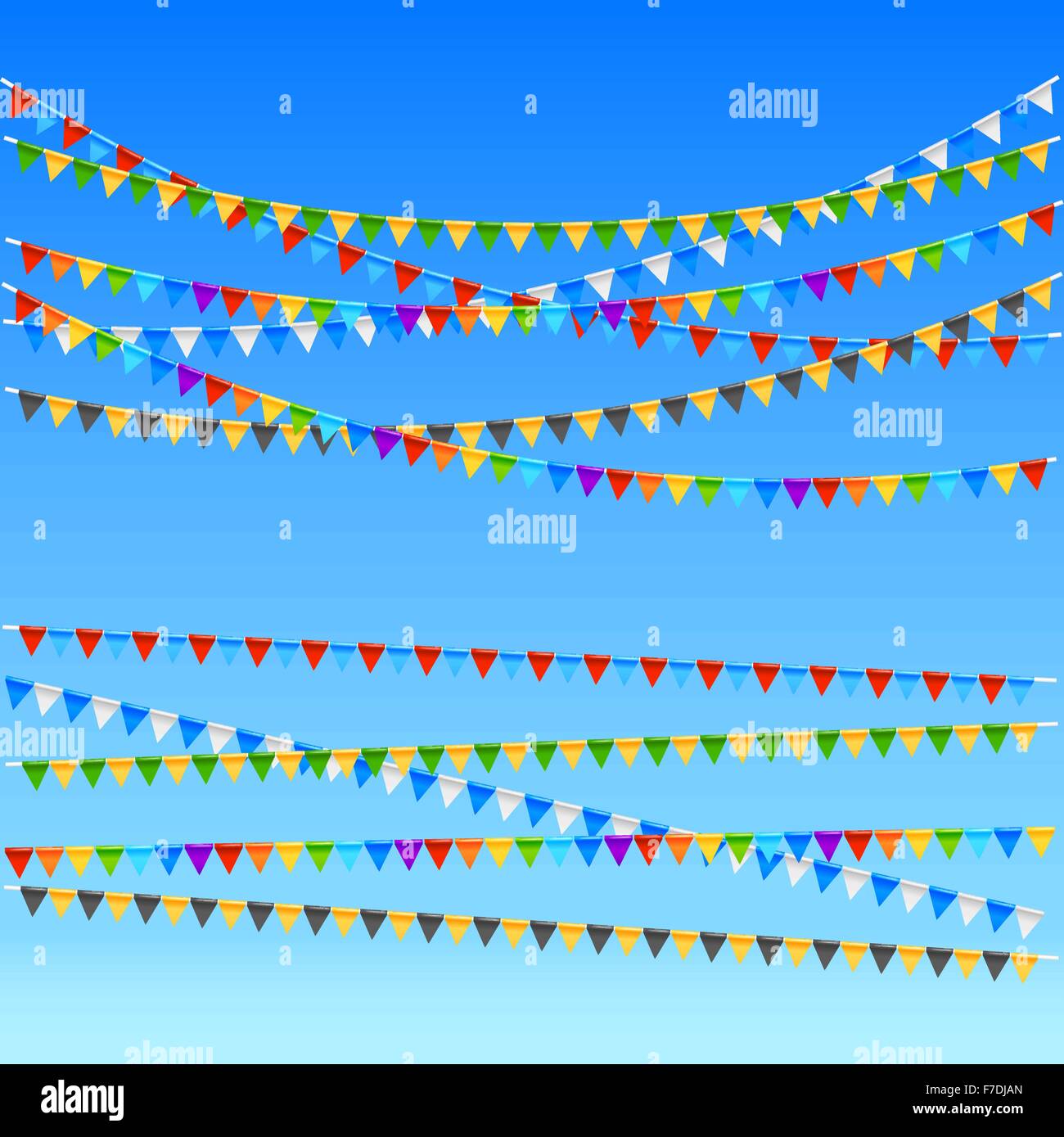 Festive flags background Stock Vector Images - Alamy