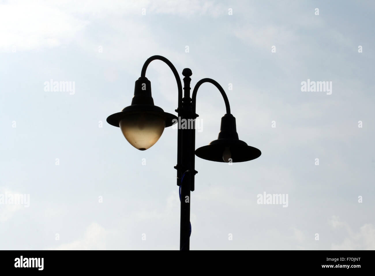 street lights outline Stock Photo - Alamy