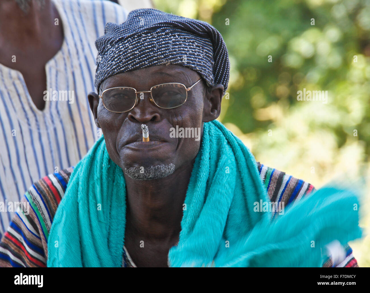 Man of Dagomba tribe in traditional dress, Mbanayili village, northern ...