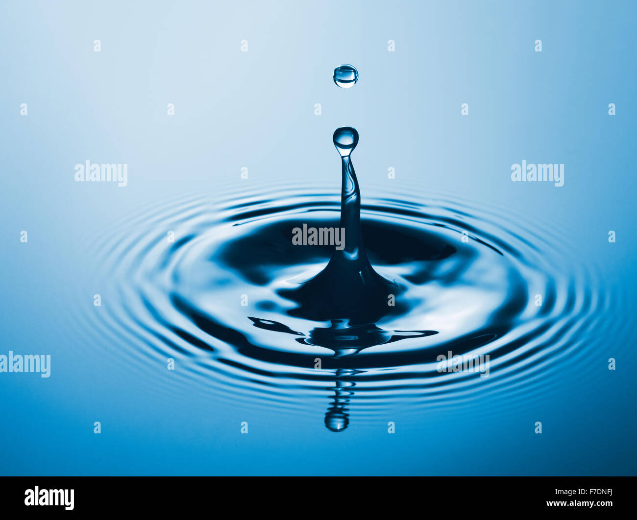Water Drop, Close up View of Water Drop Splash Stock Photo - Alamy