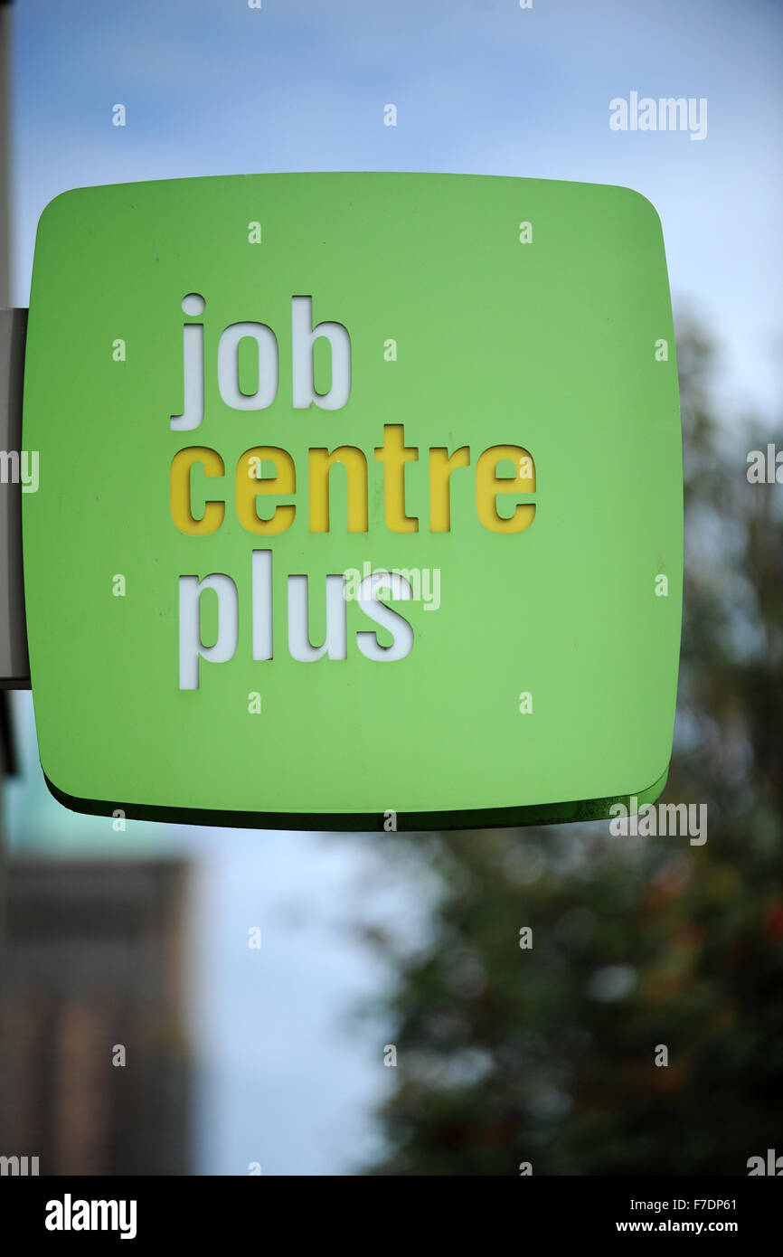 Job centre plus sign logo Stock Photo - Alamy