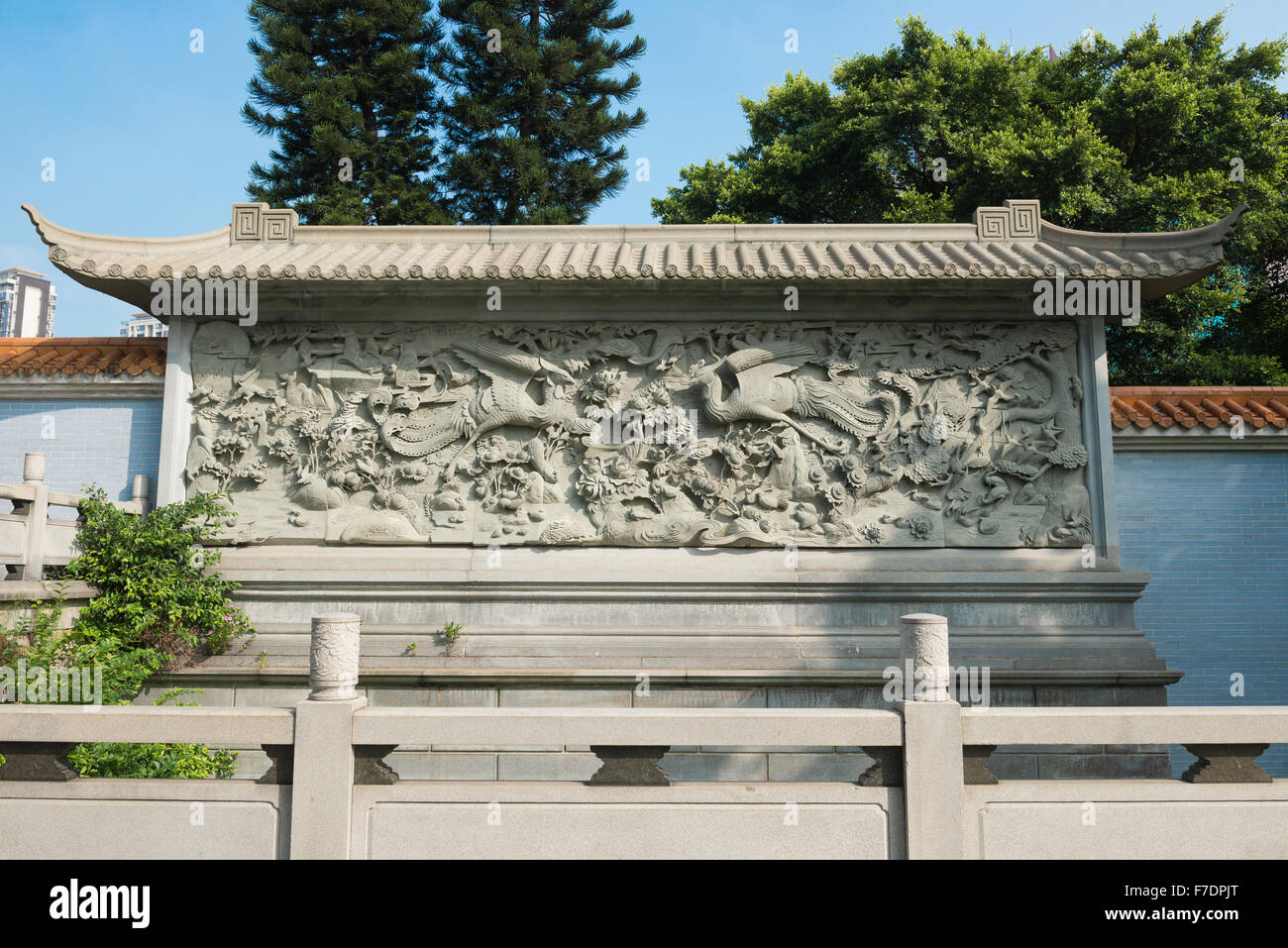 stone carving phoenix Stock Photo - Alamy