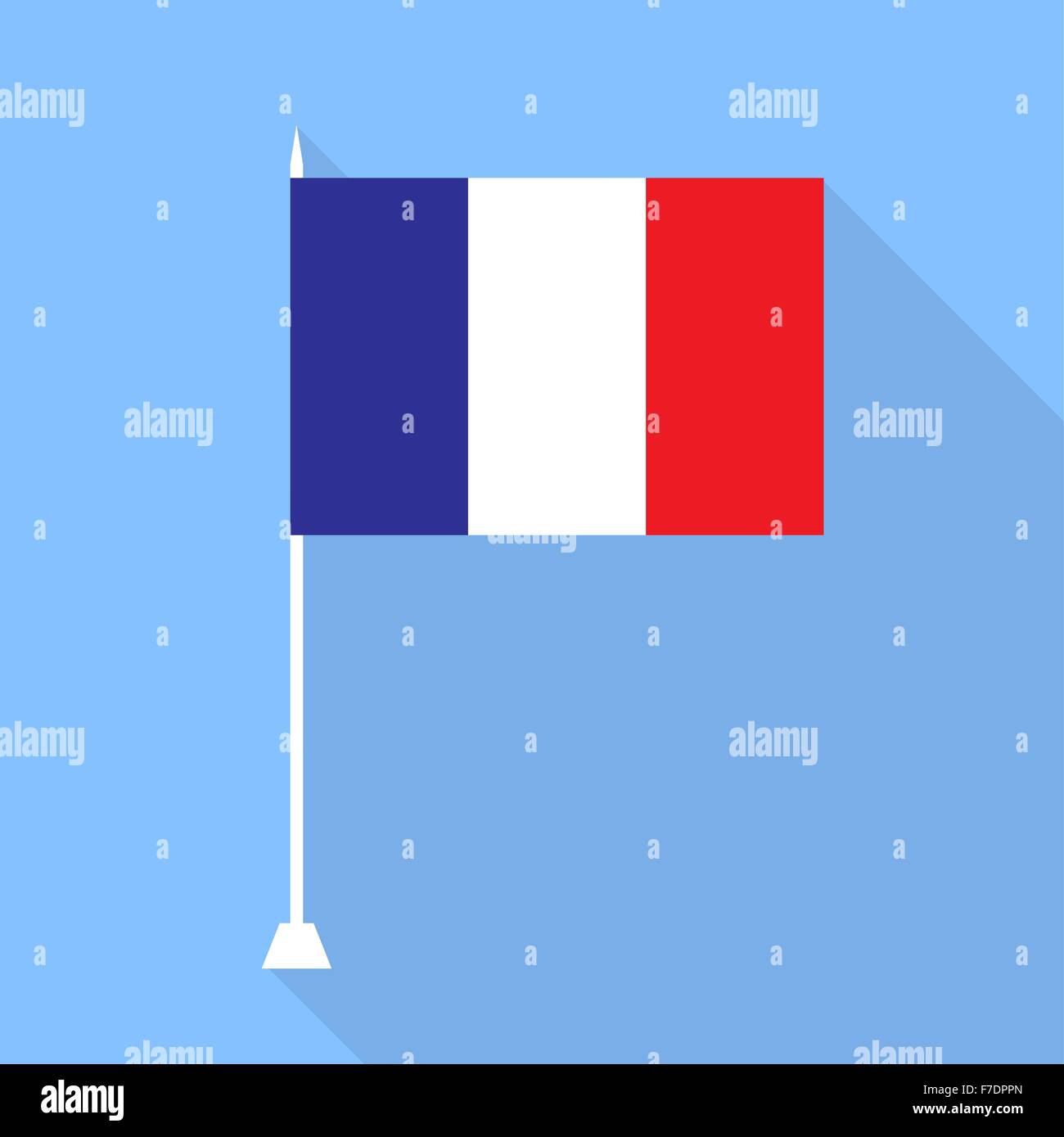 Flag of France. Vector illustration Stock Vector Image & Art - Alamy