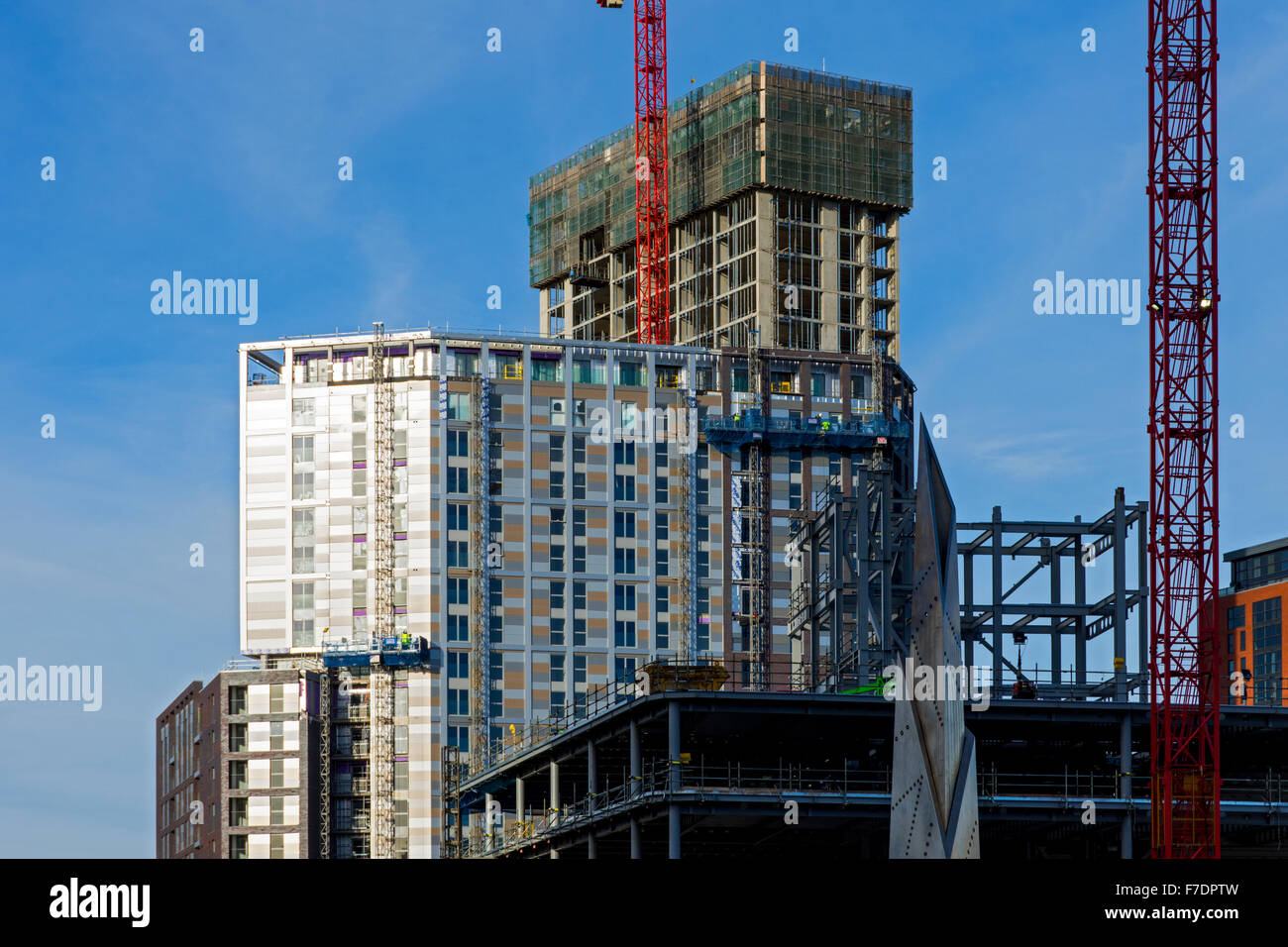 One Greengate apartments under construction, Greengate, Salford ...