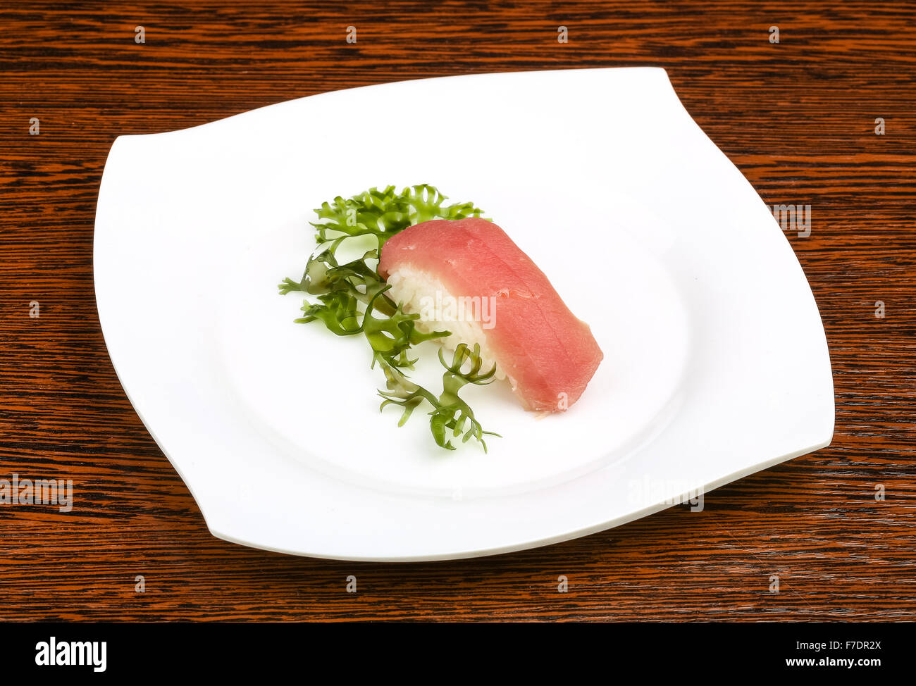 Japan traditional fresh cold Tuna sushi Stock Photo - Alamy