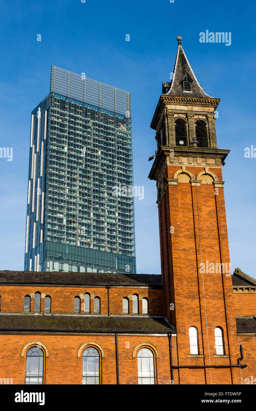 Beetham Tower Manchester From Castlefield High Resolution Stock ...