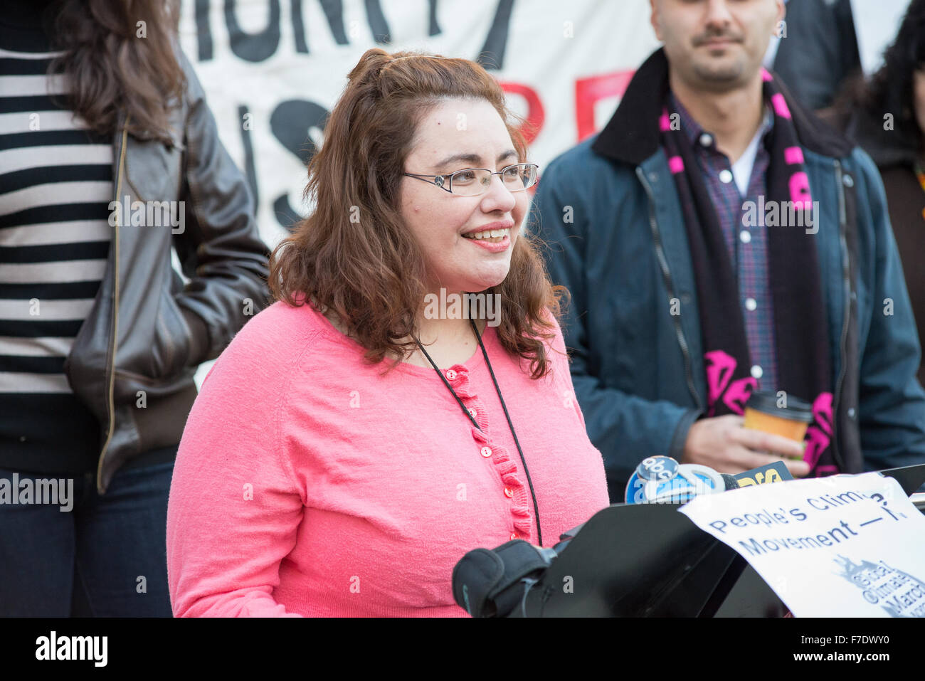 New York, United States. 29th Nov, 2015. Sahar Alsahlani from the ...