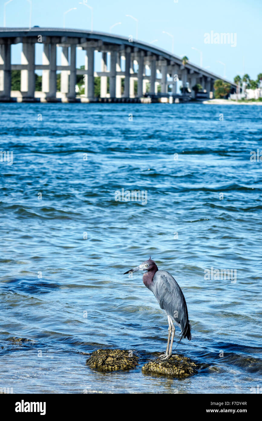 Fort Ft. Pierce Florida,Indian River water Lagoon,Highway A1A bridge ...