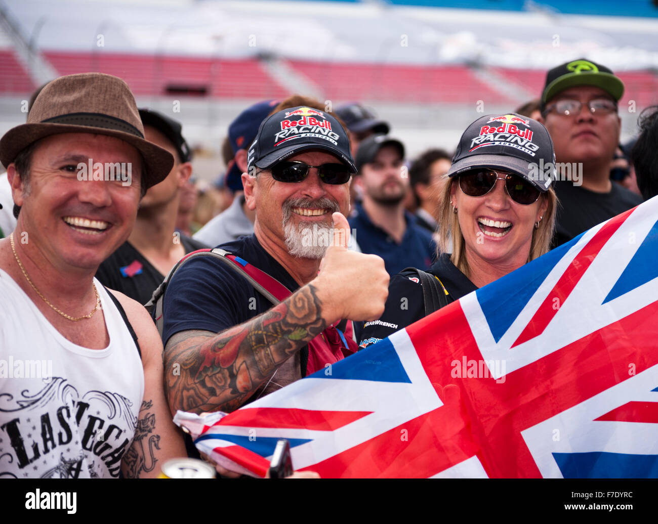 Red bull racing fans hi-res stock photography and images - Alamy