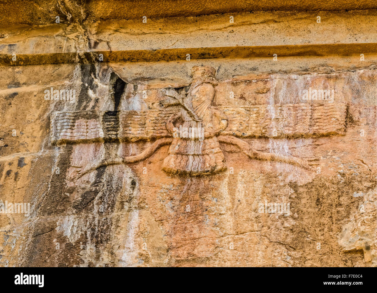 Faravahar Persepolis symbol Stock Photo - Alamy