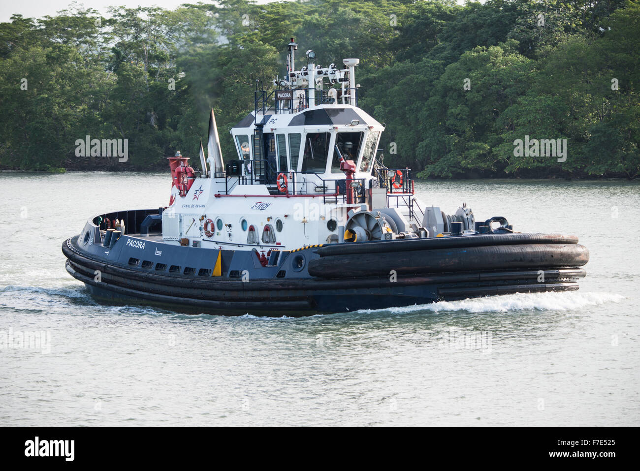 Panama Canal Tugboat Pacora Panama // PANAMA CANAL, Panama — The Pacora ...