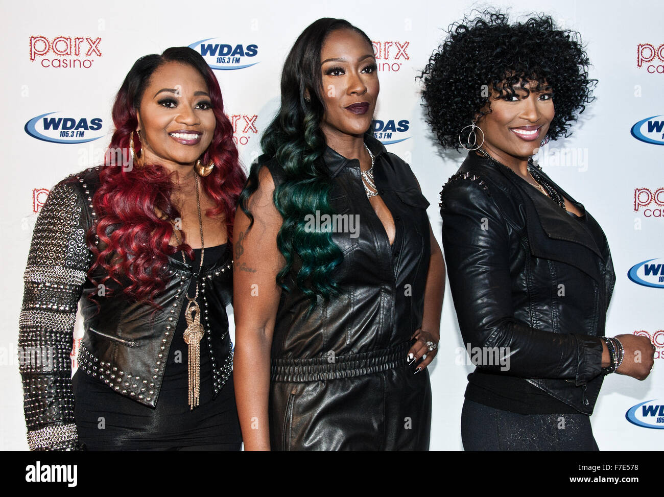 SWV Pose at The 2nd Annual WDAS Holiday Jam at The Wells Fargo Center ...