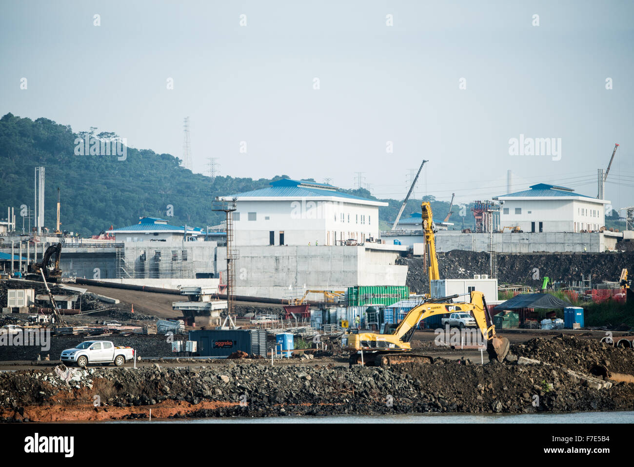 Panama canal construction 1914 hi-res stock photography and images - Alamy
