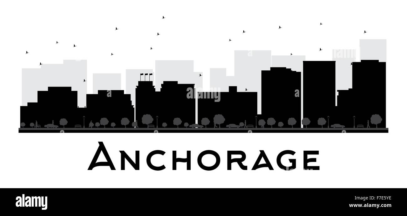 Downtown anchorage alaska Stock Vector Images - Alamy