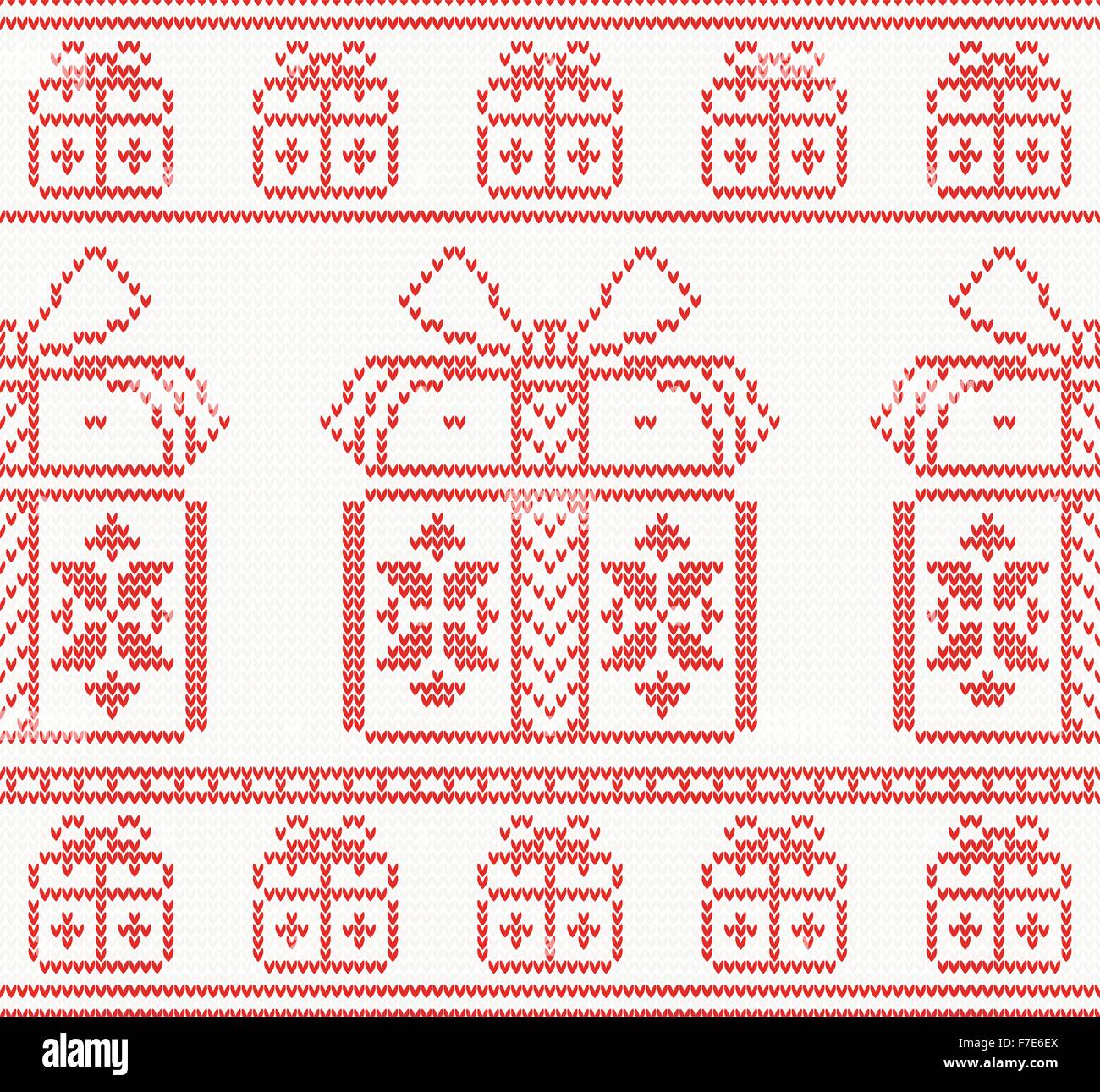 Christmas gift boxes pattern Stock Vector Images - Alamy