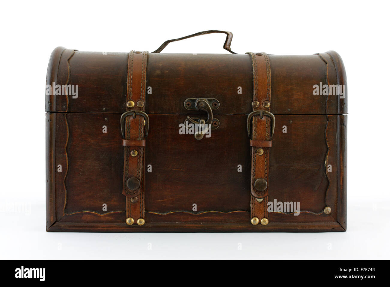 Large Wooden Chest Stock Photo - Alamy