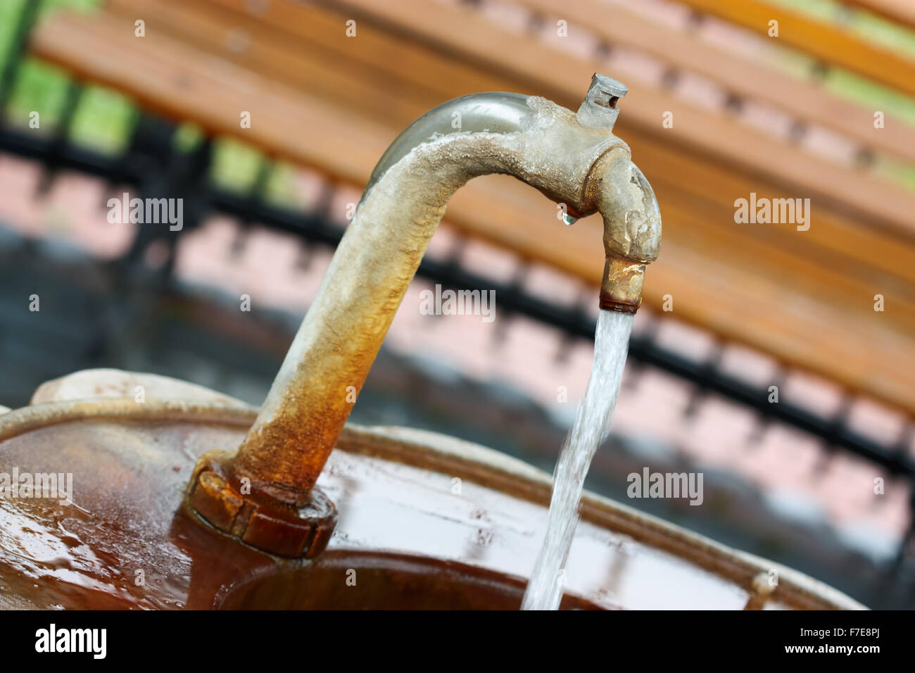 Iron mineral spring water hi-res stock photography and images - Alamy