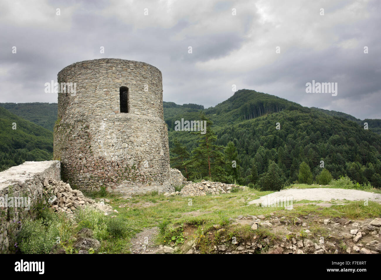 Castle ruins in rytro hi-res stock photography and images - Alamy