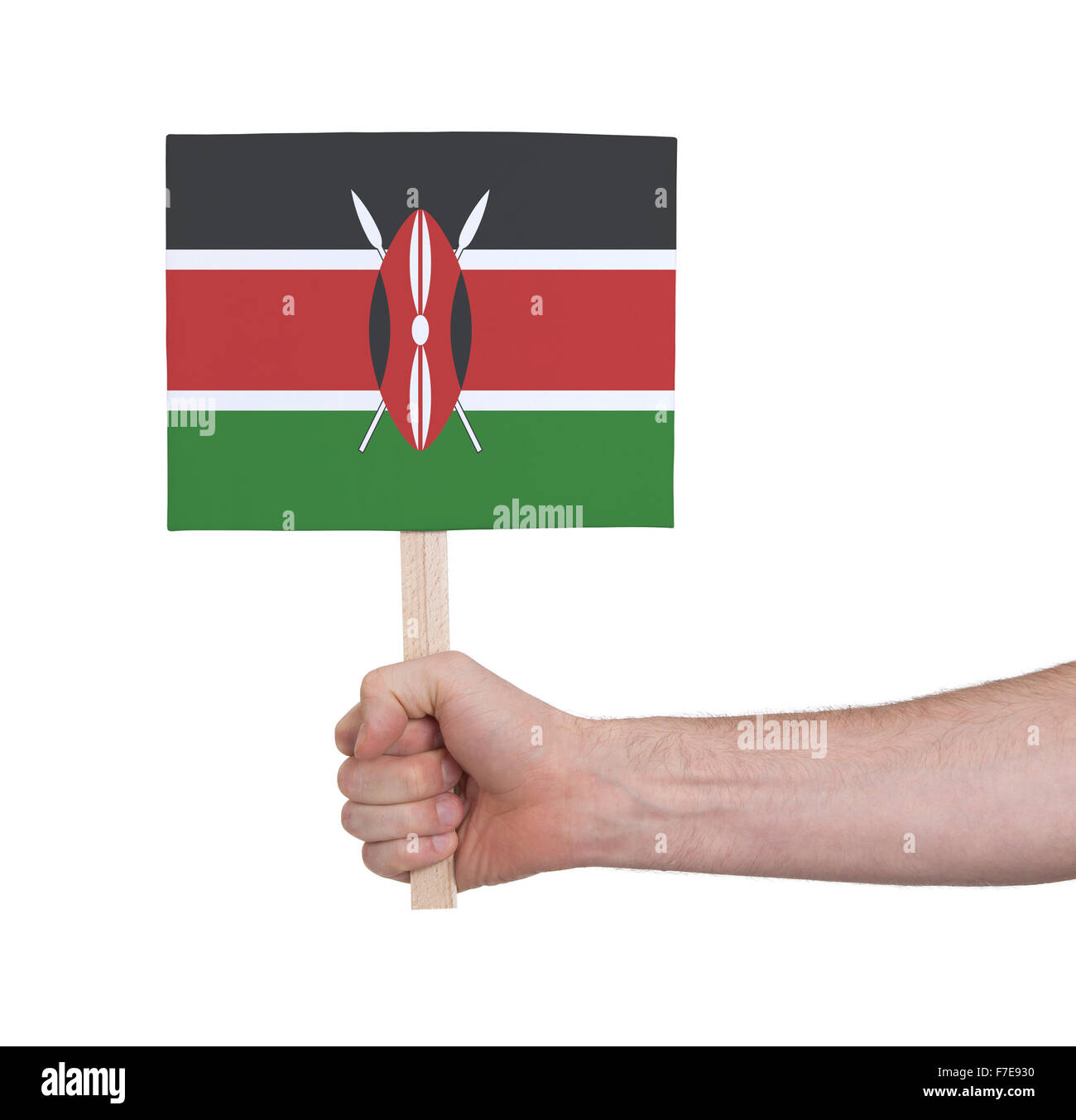 Kenyan people holding kenya flag hi-res stock photography and images ...