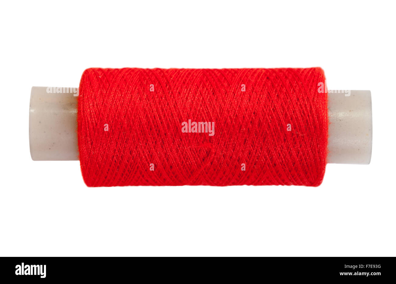 spool of thread. Isolated on white background Stock Photo - Alamy