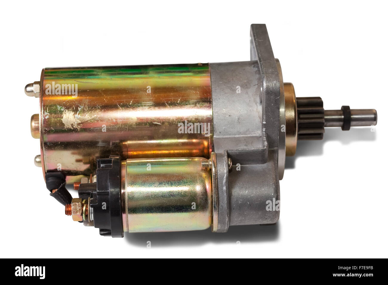 starting device. Isolated on white background with clipping path Stock ...