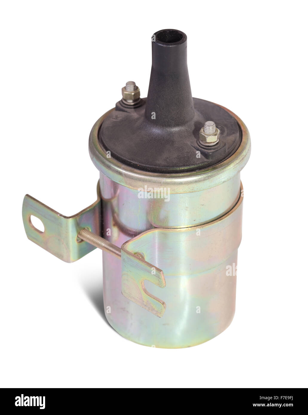 igniter coil. Isolated on white background with clipping path Stock ...