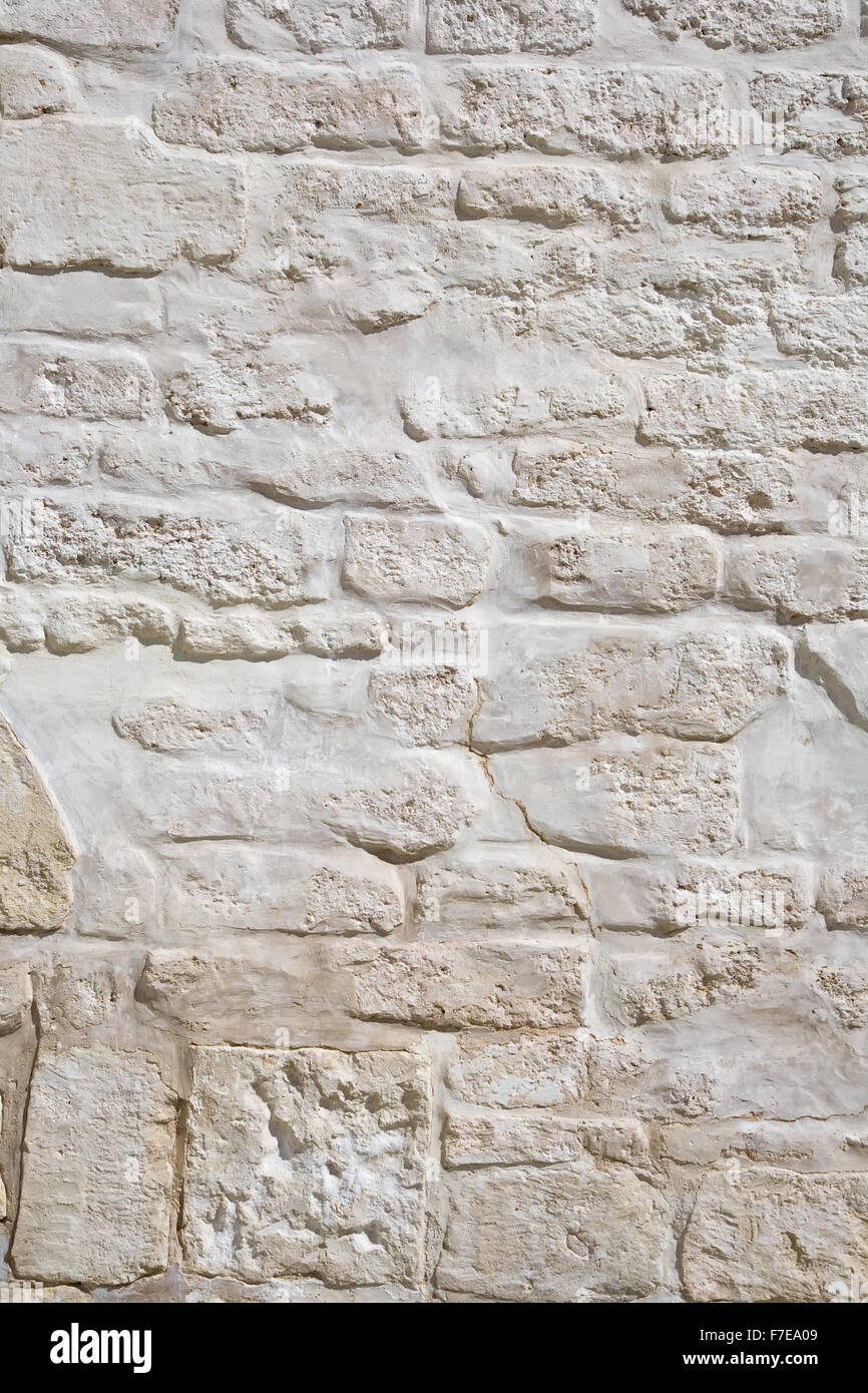 surface of vintage cobble wall at old town Stock Photo - Alamy