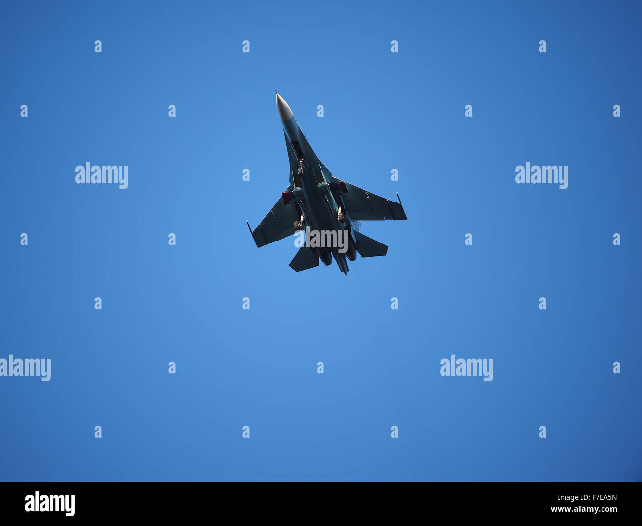 Fighter plane in the sky Stock Photo - Alamy