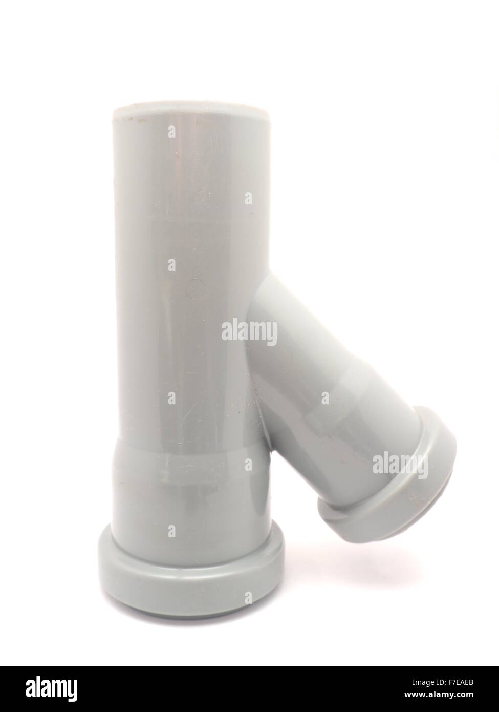 plastic pipe on a white background Stock Photo - Alamy