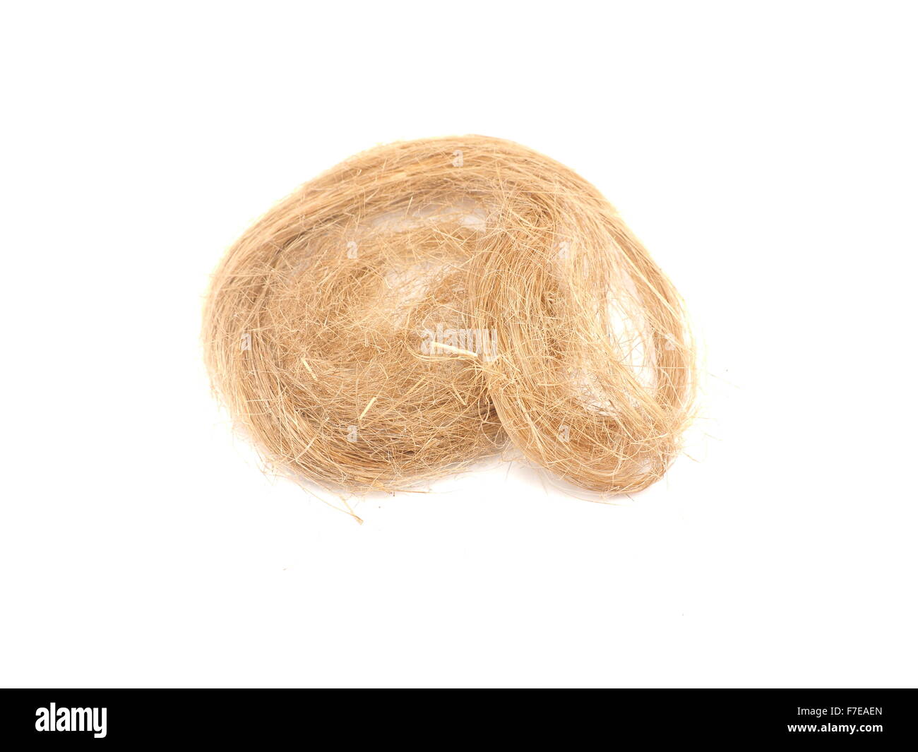 plumbing flax on a white background Stock Photo - Alamy