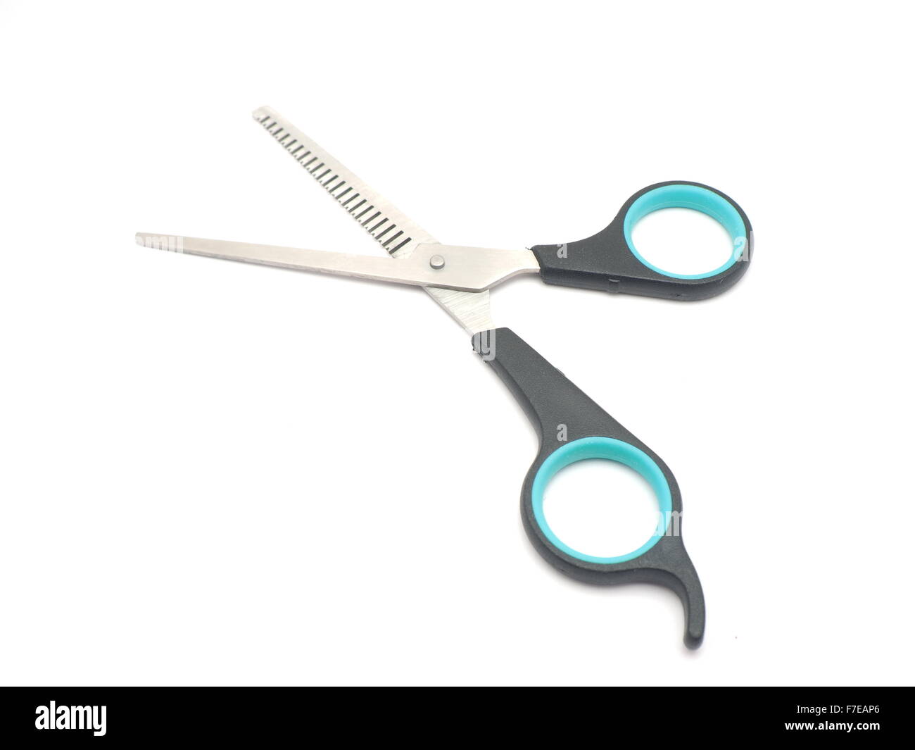 scissors on a white background Stock Photo - Alamy