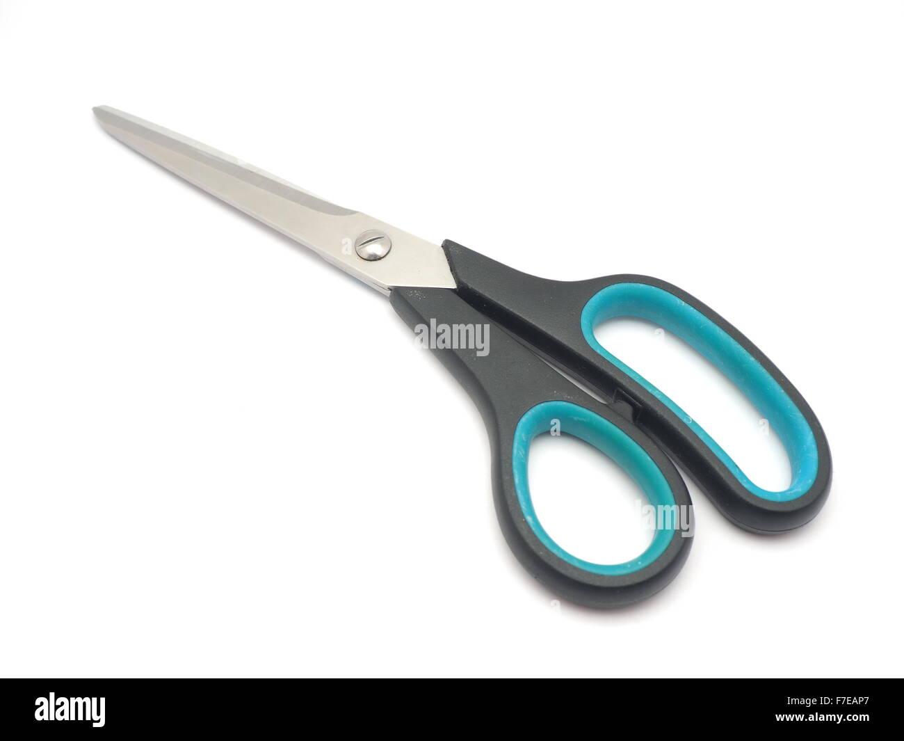 scissors on a white background Stock Photo - Alamy