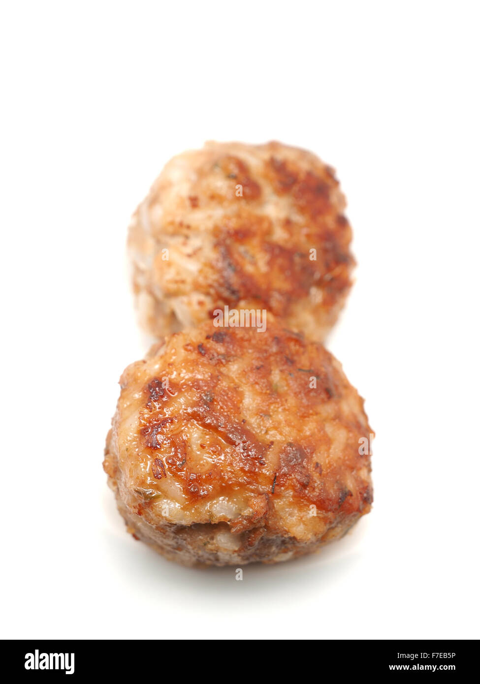 cutlets on a white background Stock Photo - Alamy