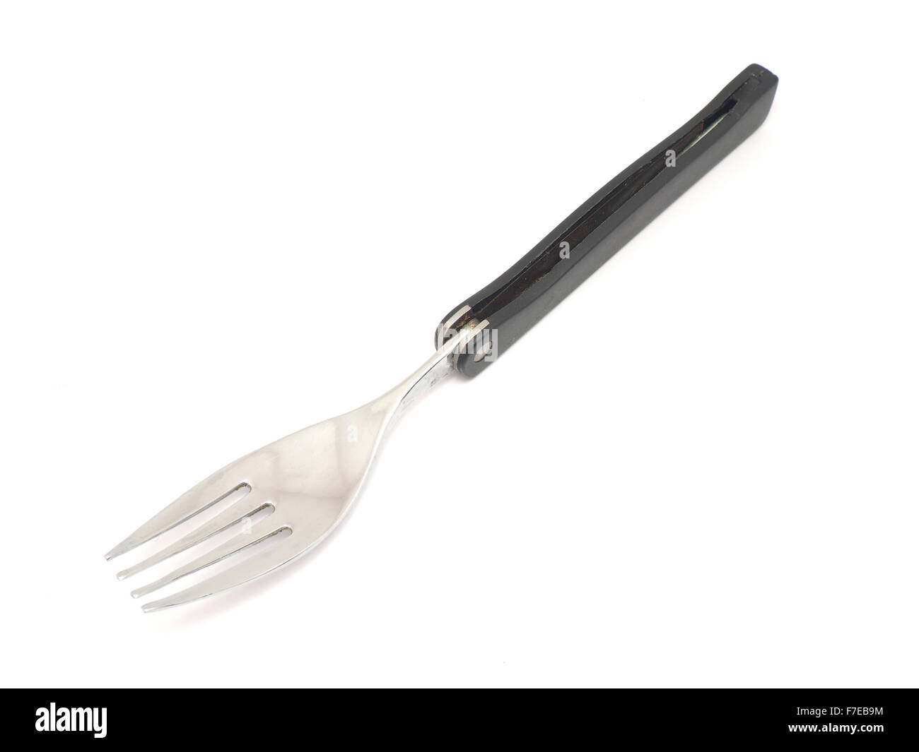 Folding travel fork on a white background Stock Photo - Alamy