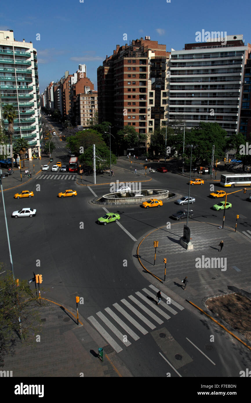 Main road junction in Cordoba Stock Photo - Alamy