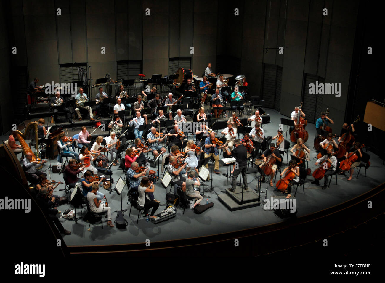 Concert hall on stage hi-res stock photography and images - Alamy