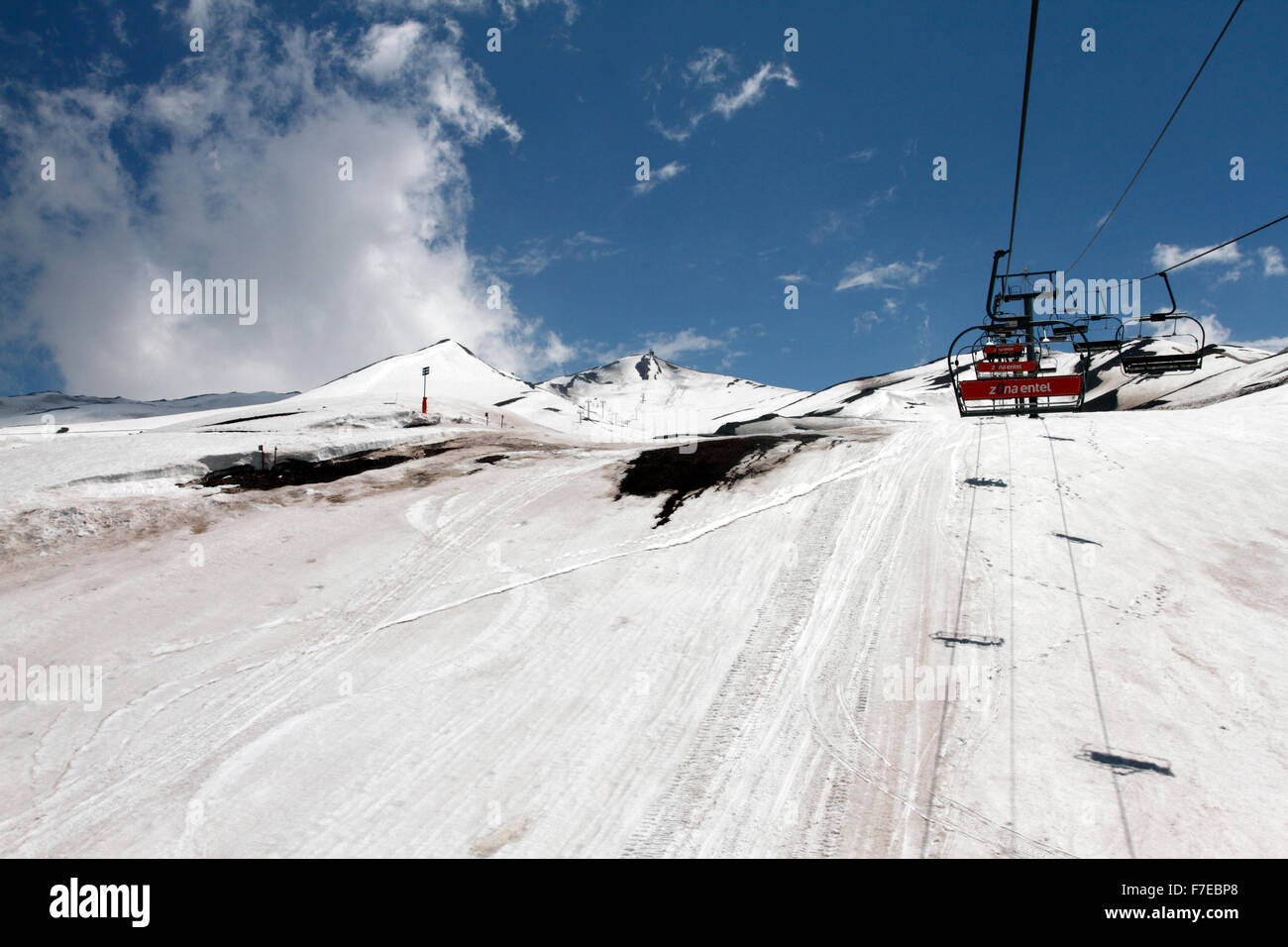 Valle Nevado, Andes Chile Stock Photo - Alamy