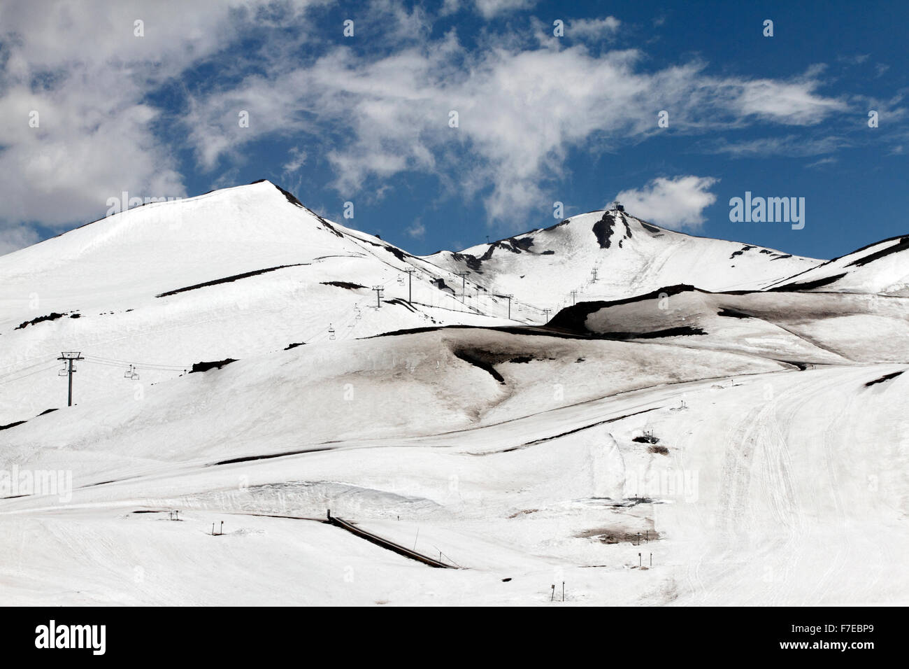 Valle Nevado, Andes Chile Stock Photo - Alamy