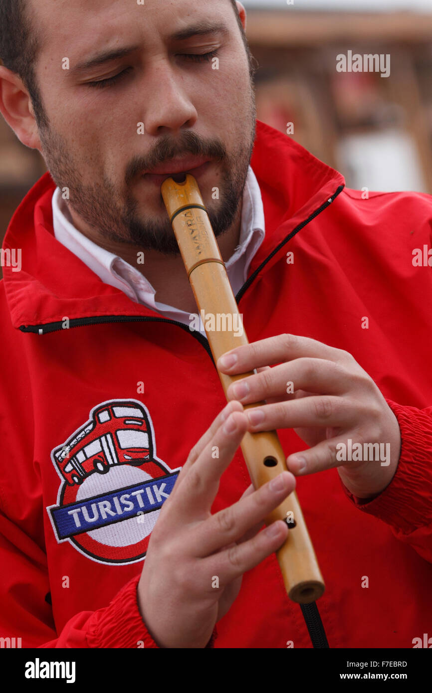 Quena, traditional Andean flute Stock Photo - Alamy