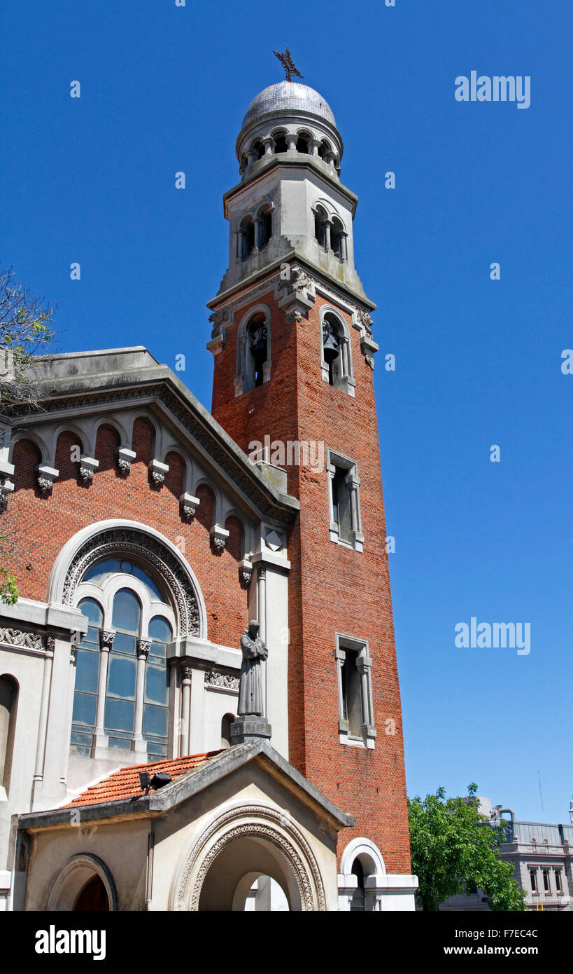 Church with tower in Montevideo Uruguay Stock Photo - Alamy
