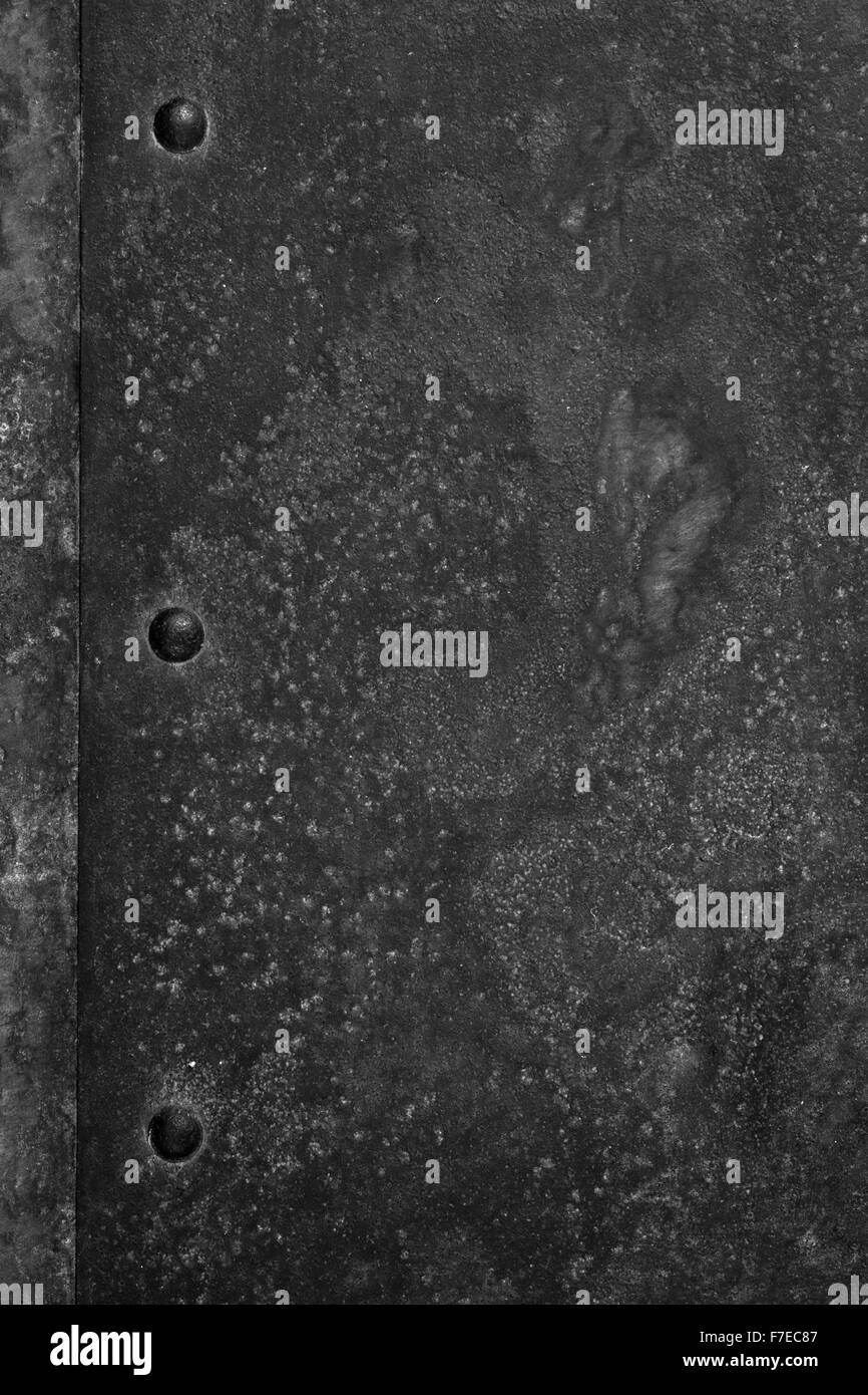 black rusted steel background or rough pattern metal plate texture ...