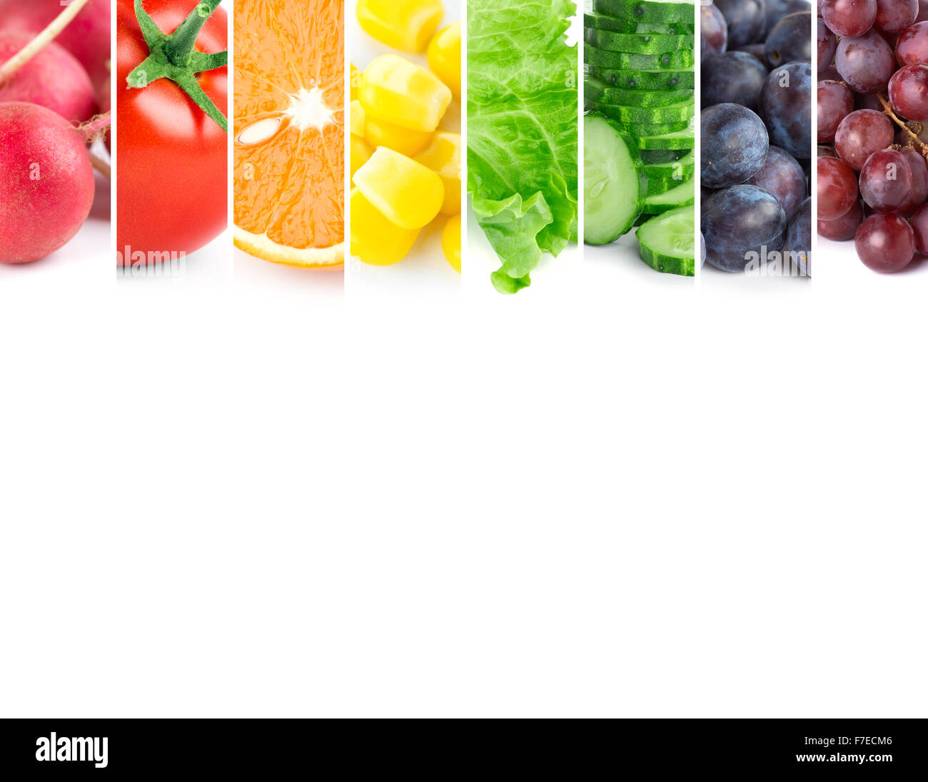 Fresh color fruits and vegetables Stock Photo - Alamy