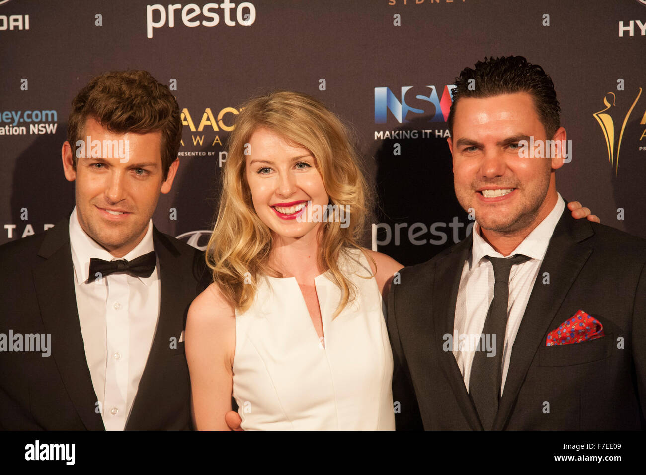 Sydney, Australia. 30th Nov, 2015. Tim Ross, Kristina Ross and Ben ...