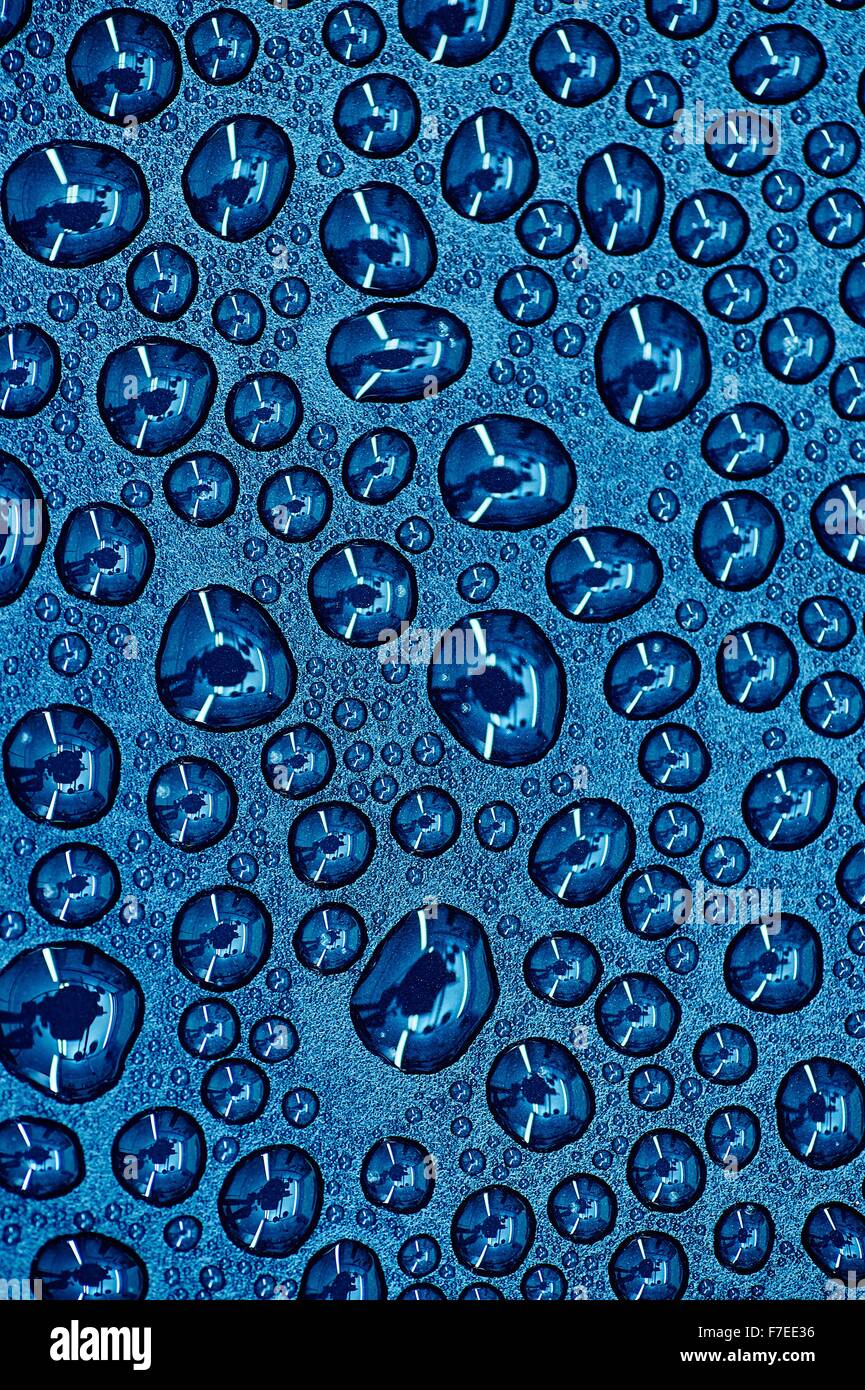 A studio photo of water droplets up close Stock Photo - Alamy