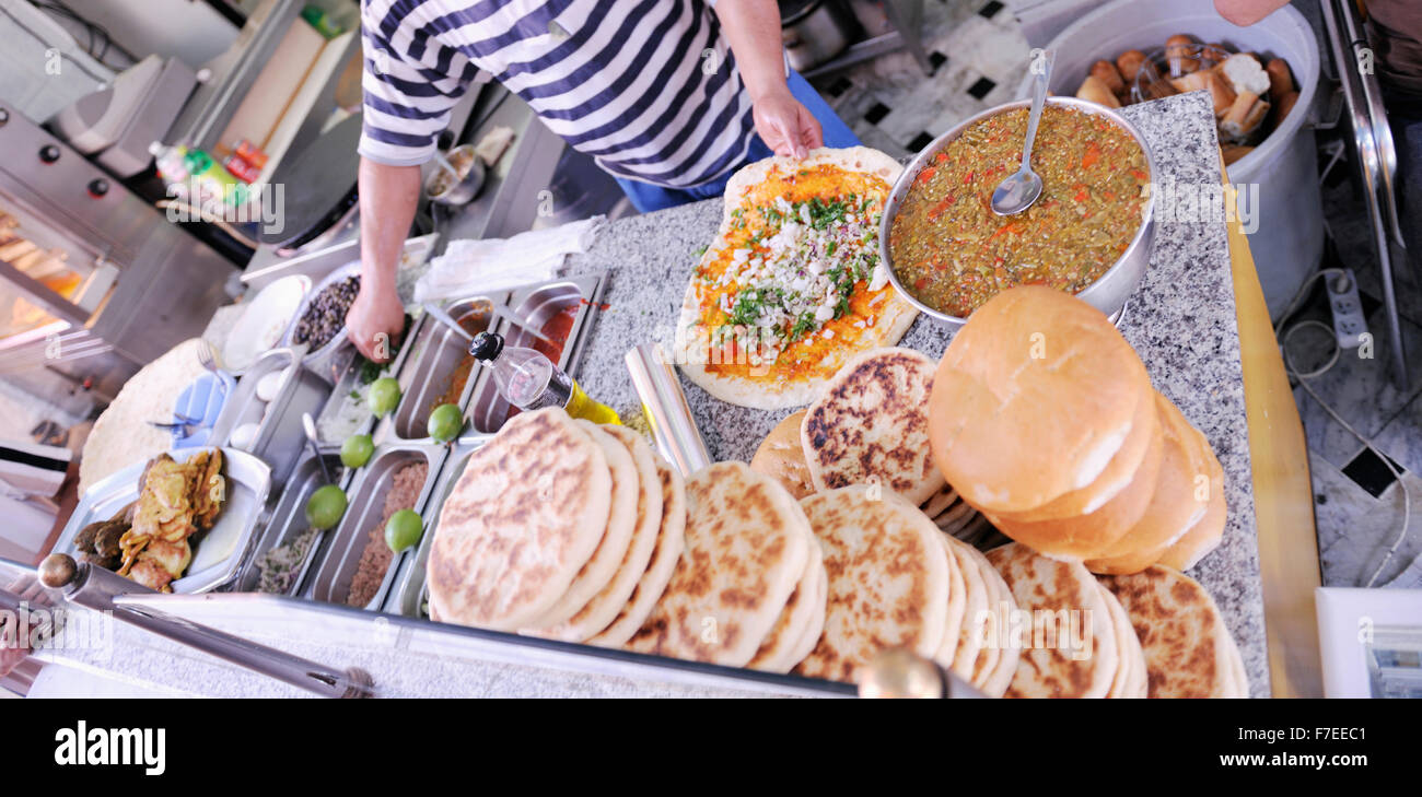 organic healthy food at street market at tunis africa Stock Photo - Alamy