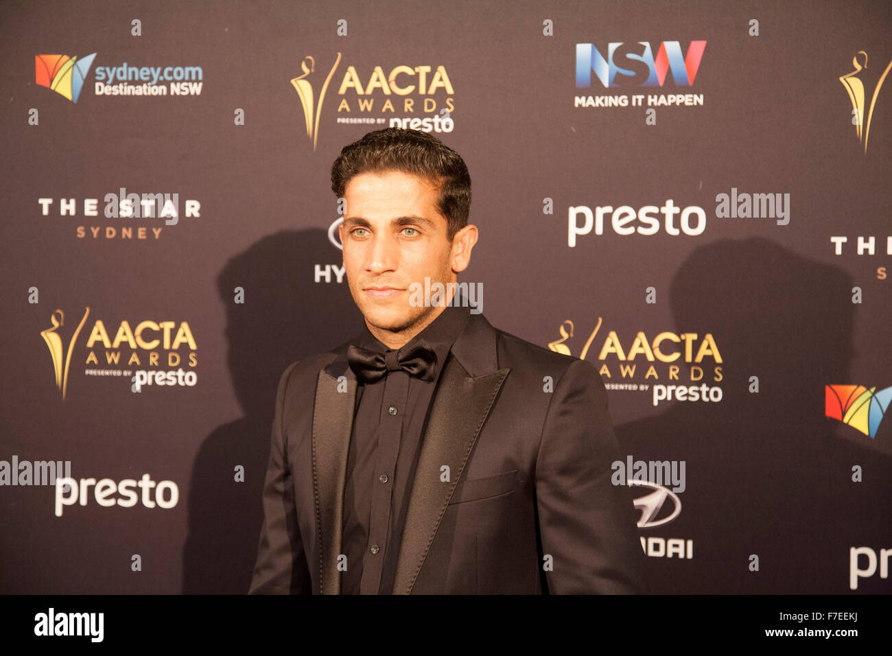 Sydney, Australia. 30th Nov, 2015. Firass Dirani arrives on the red ...