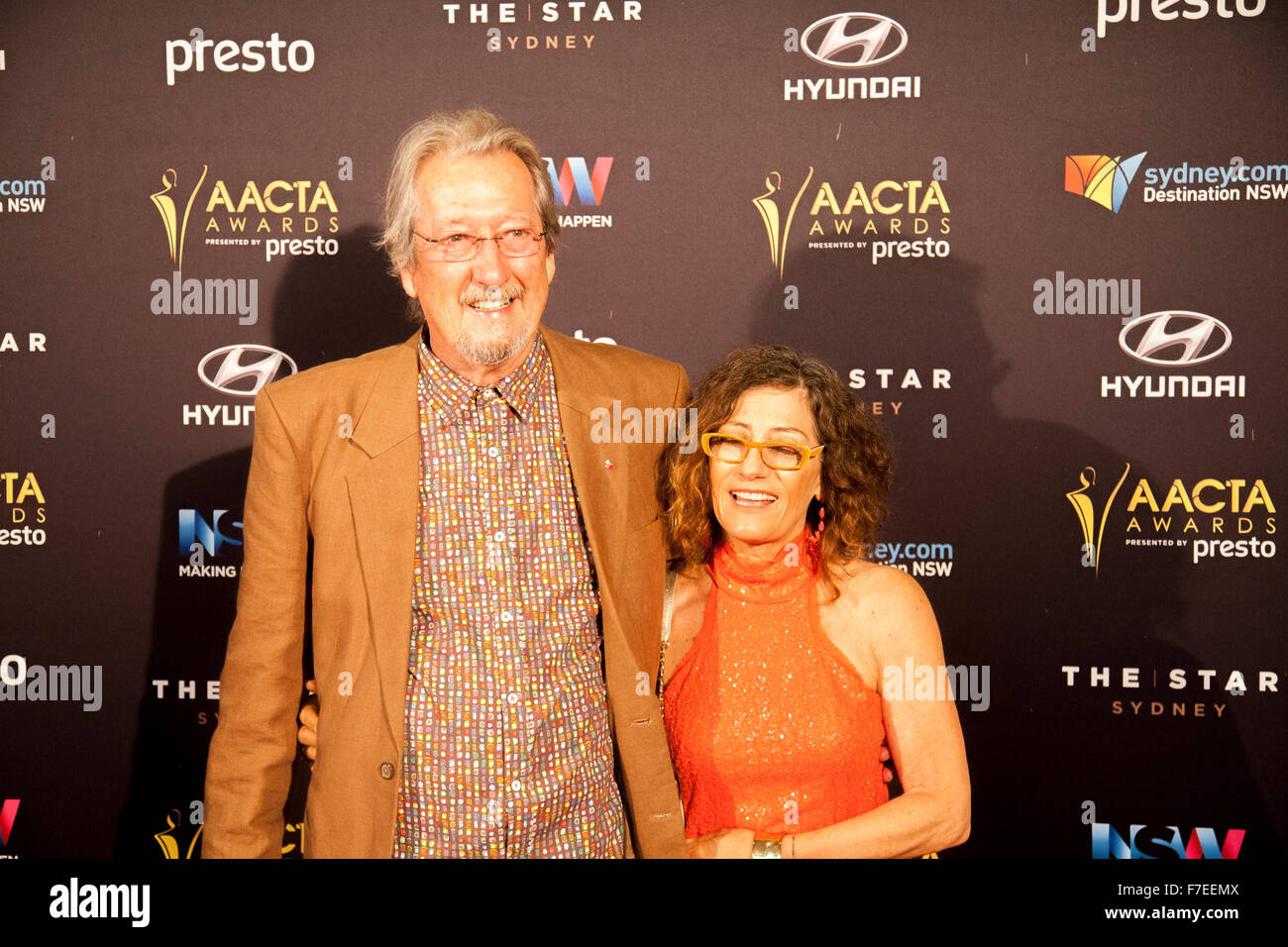 Sydney, Australia. 30th Nov, 2015. Michael Caton and Helen Esakoff ...