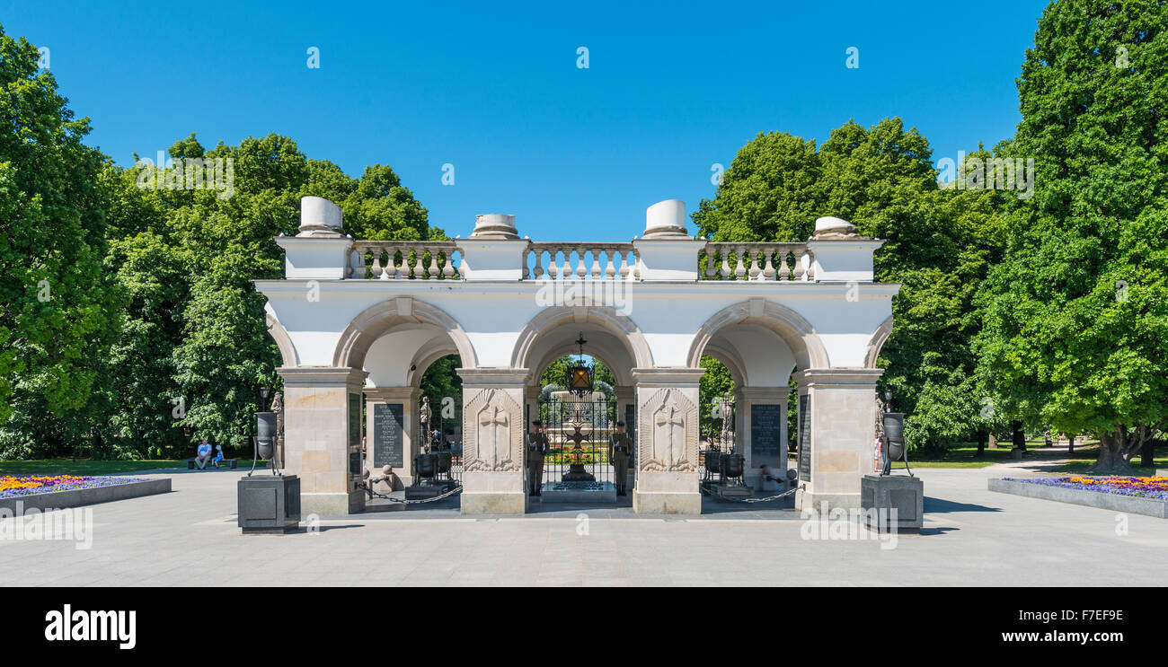 Tomb of the Unknown Soldier, Pilsudski Square, historic centre, Warsaw ...