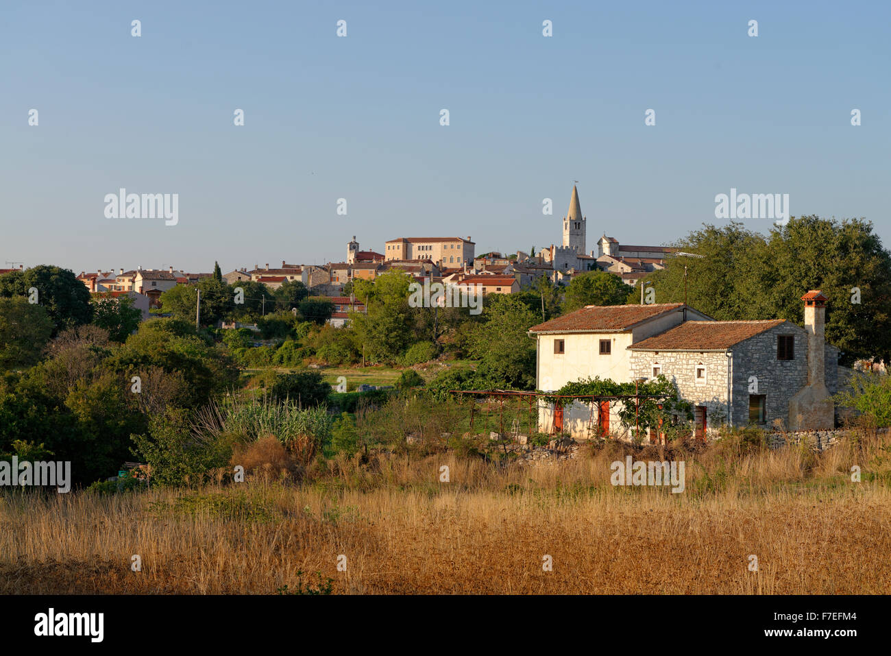 View of Bale, Valle, Istria, Croatia Stock Photo - Alamy